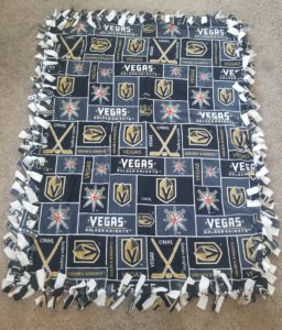 VGK No Sew Fleece Blanket Tutorial!