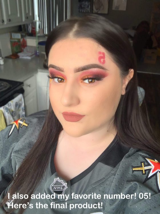 VGK Game Day Makeup Tutorial!