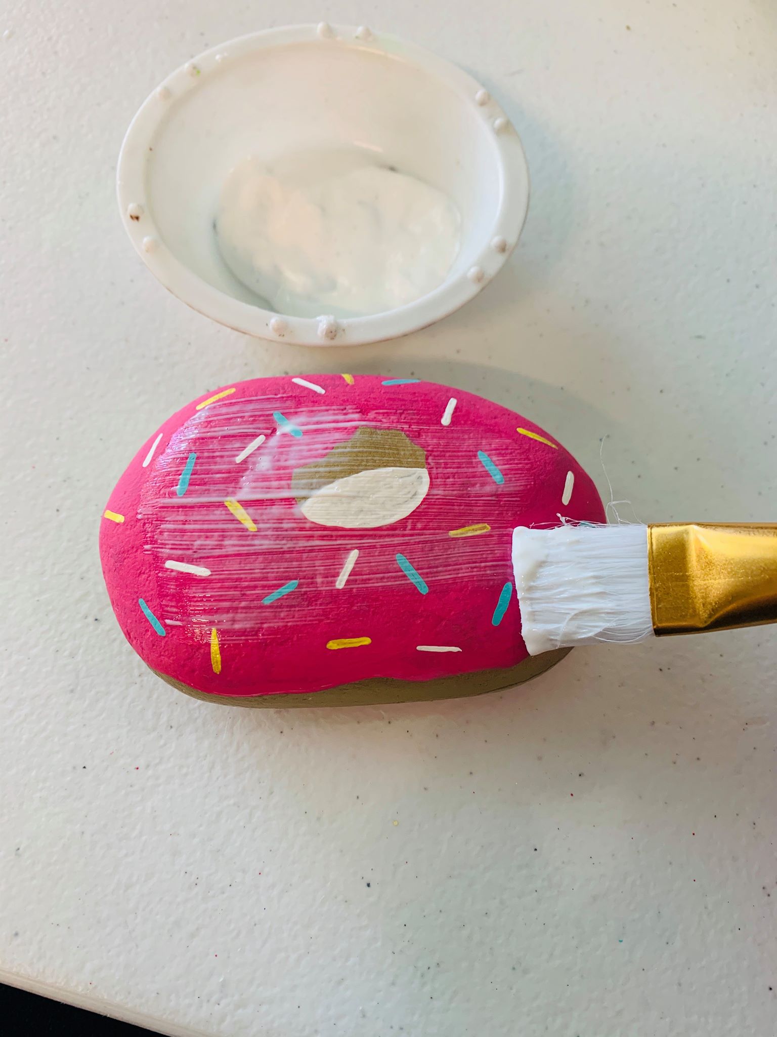 PAINTING IT FORWARD – Vegas Golden Knights Inspired Painted Rocks