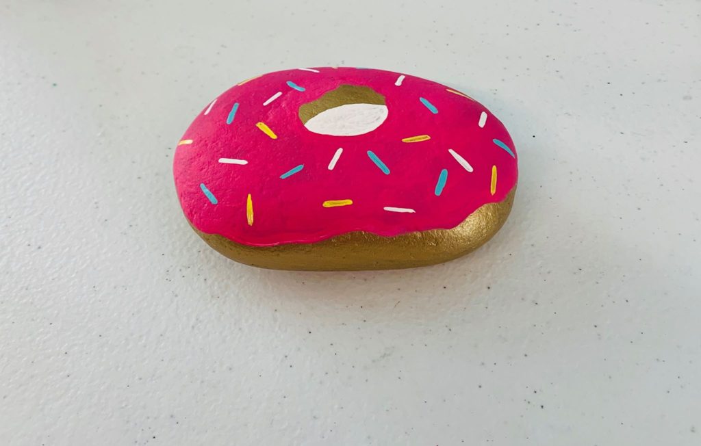 PAINTING IT FORWARD – Vegas Golden Knights Inspired Painted Rocks